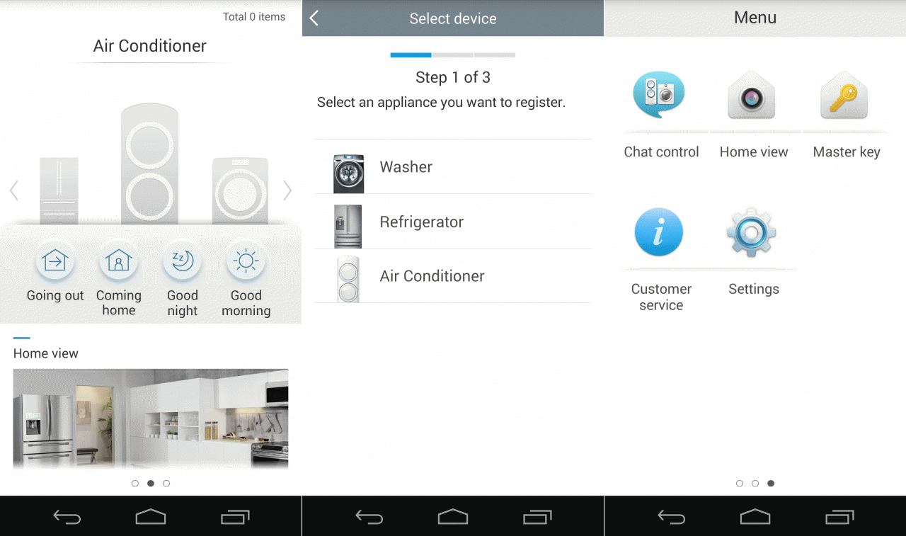 Samsung launches “Smart Home” Android app and two compatible appliances ...