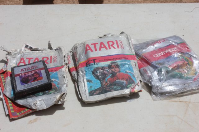 Landfill excavation unearths years of crushed Atari treasure [Updated ...