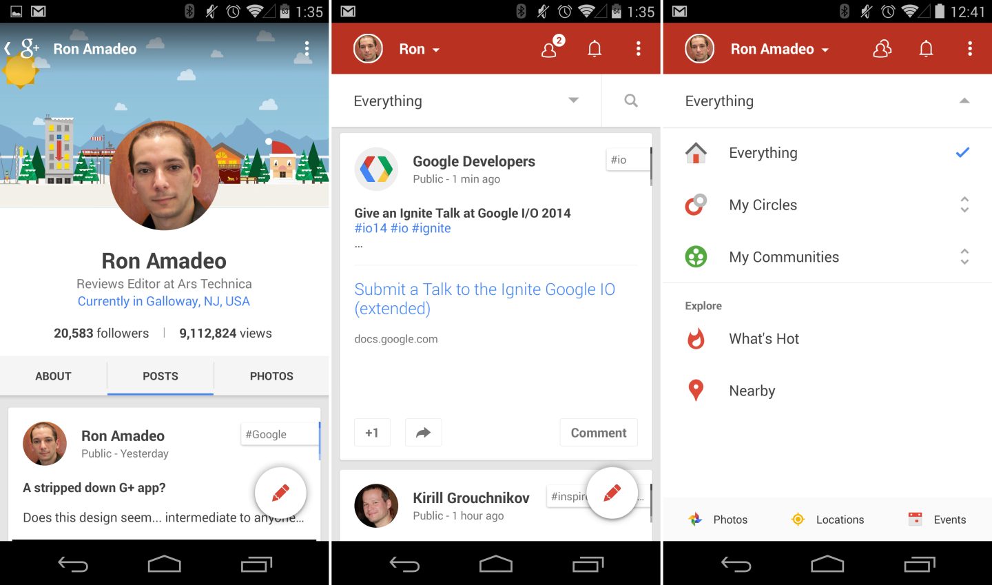 Google+ gets new Android app, automatically generated photo albums ...