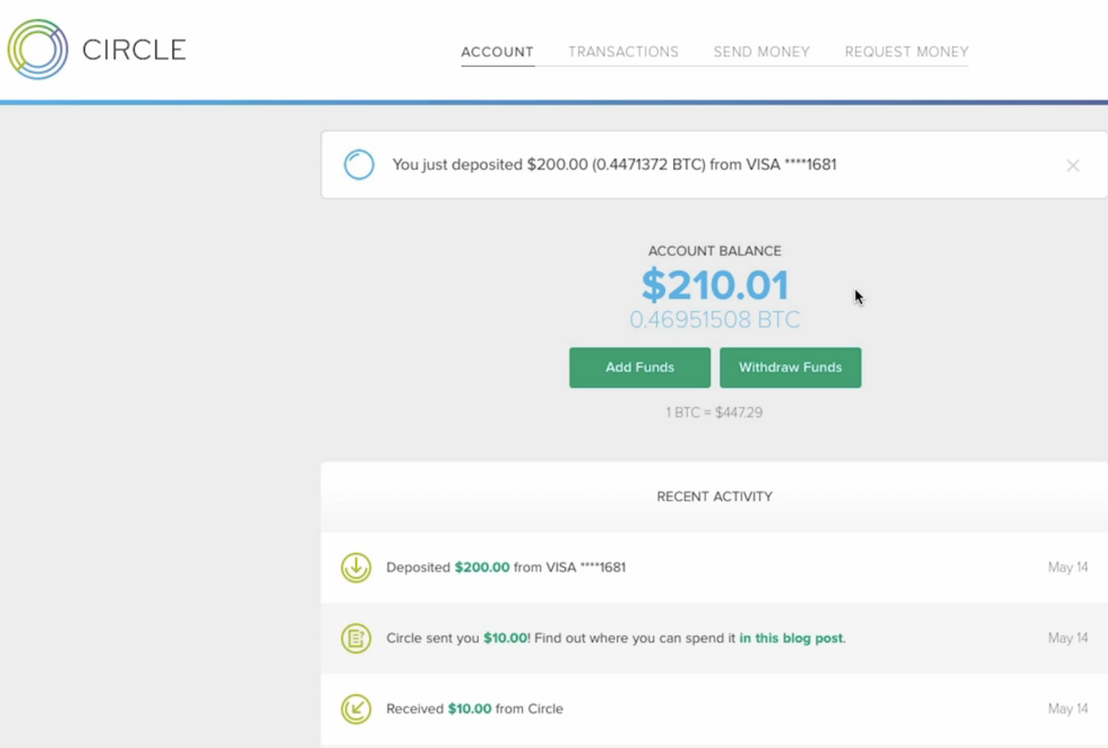 Circle launches free Bitcoin exchange service, $10 new user credit ...