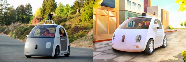 Google’s prototype electric self-driving car seats two, has no steering ...