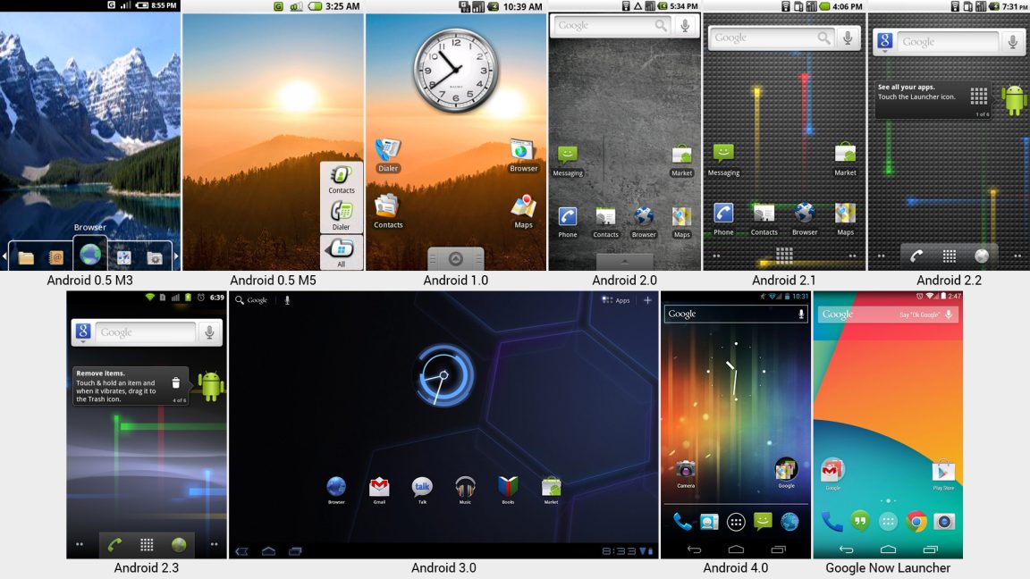 An illustrated history of the Android interface - Ars Technica