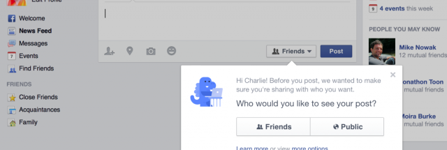 Facebook makes default sharing settings more private | Ars Technica