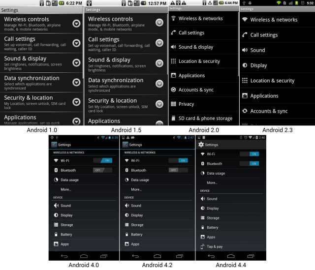 An illustrated history of the Android interface - Ars Technica