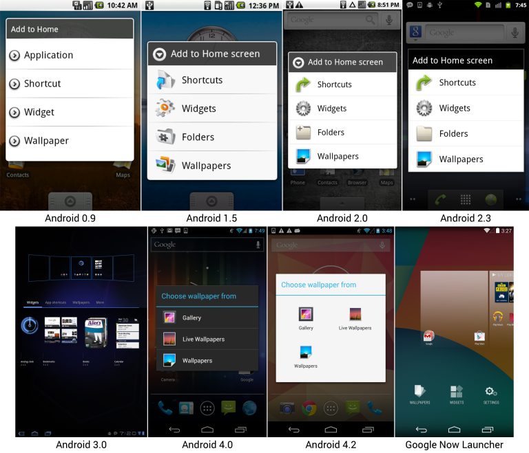 An illustrated history of the Android interface - Ars Technica