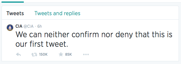 CIA tweets for the first time, and it’s doublespeak | Ars Technica