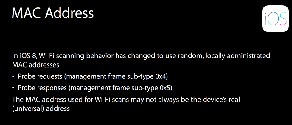 iOS 8 to stymie trackers and marketers with MAC address randomization ...