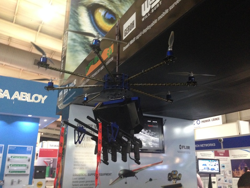 Flying RoboCop is a “riot control” octocopter with guns and lasers ...