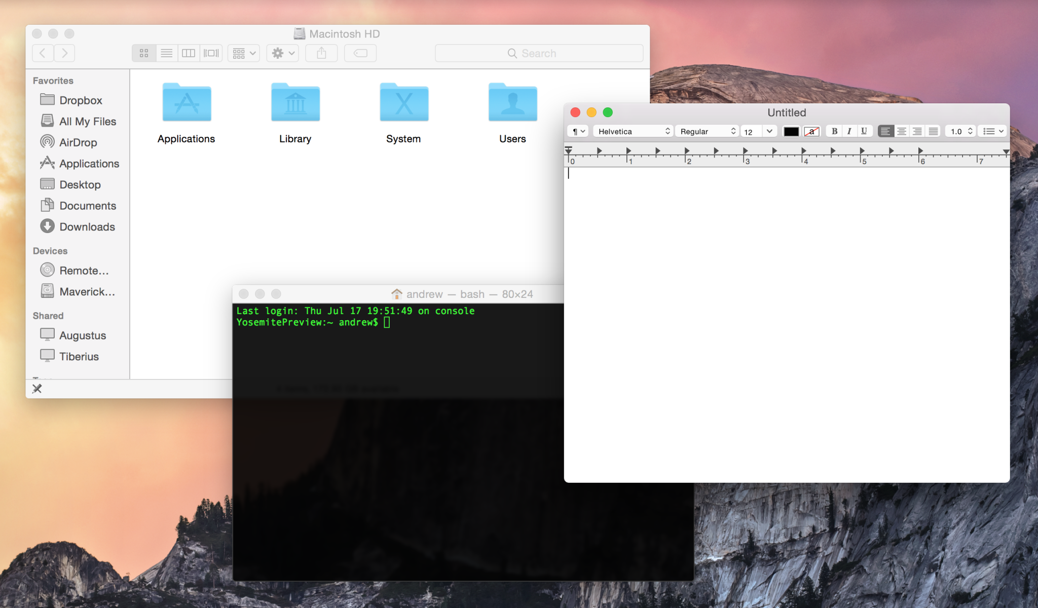 Preview: A closer look at OS X Yosemite, just in time for the public ...