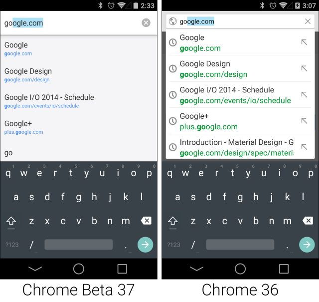 Gallery: Chrome Beta for Android gets a Material Design makeover - Ars ...