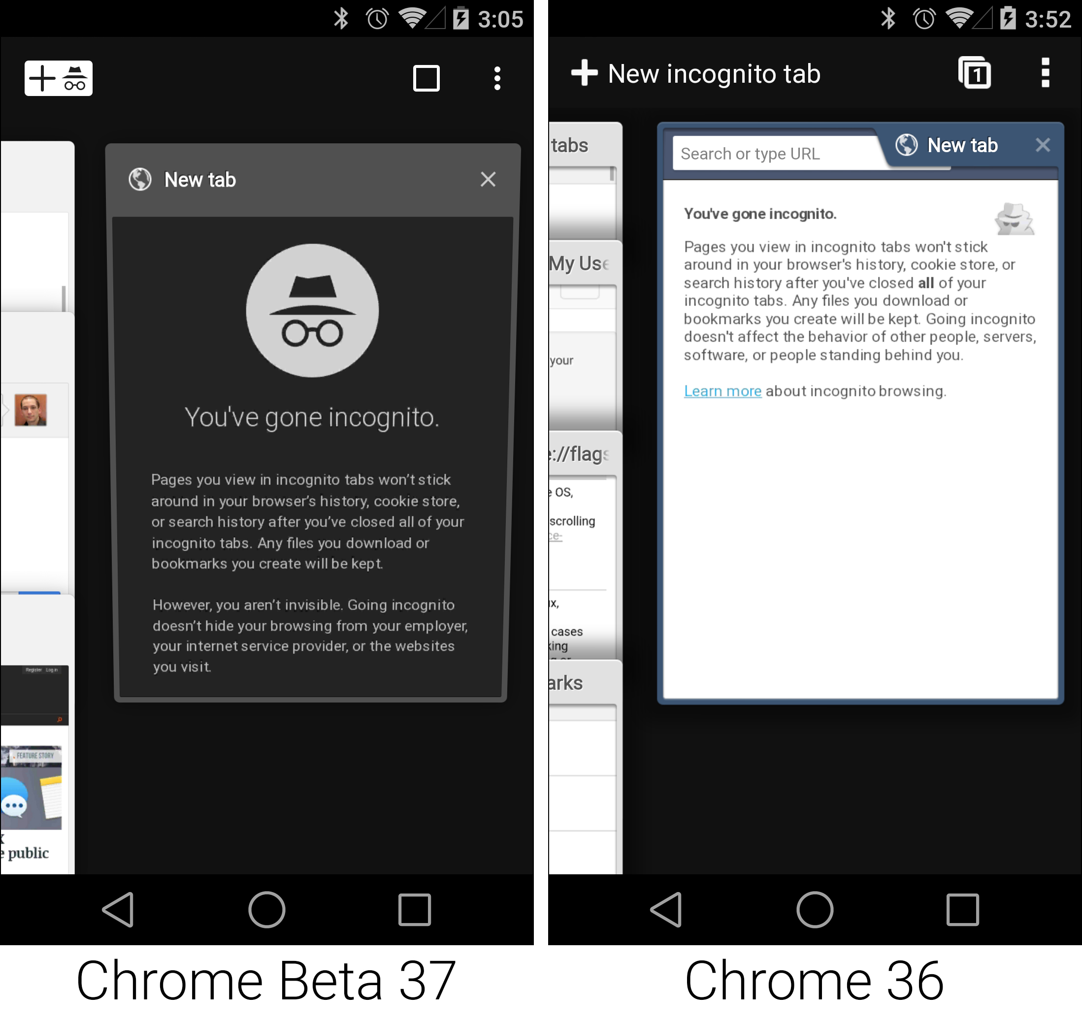 Gallery: Chrome Beta for Android gets a Material Design makeover - Ars ...