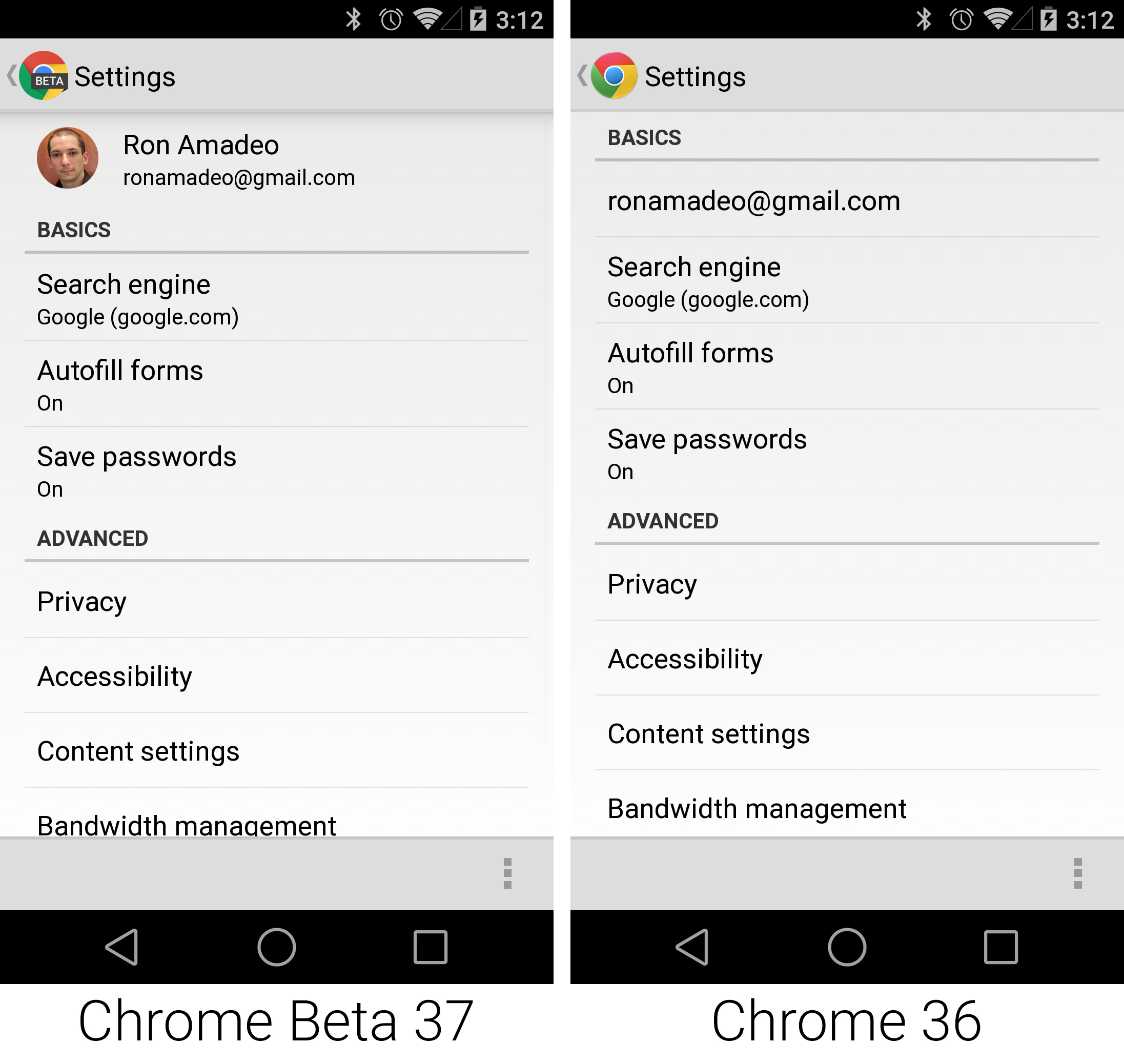 Gallery: Chrome Beta for Android gets a Material Design makeover - Ars ...