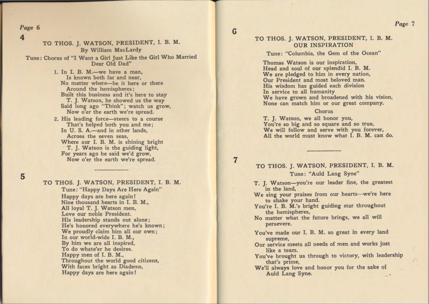 Tripping through IBM’s astonishingly insane 1937 corporate songbook ...