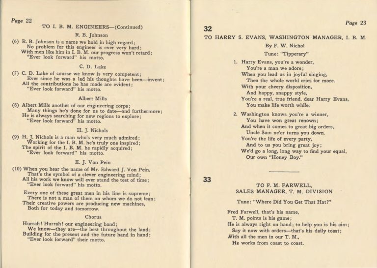 Tripping through IBM’s astonishingly insane 1937 corporate songbook ...