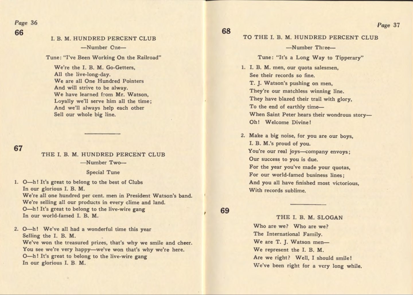 Tripping through IBM’s astonishingly insane 1937 corporate songbook ...