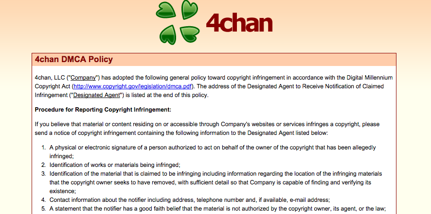 4chan adopts DMCA policy after nude celebrity photo postings - Ars Technica