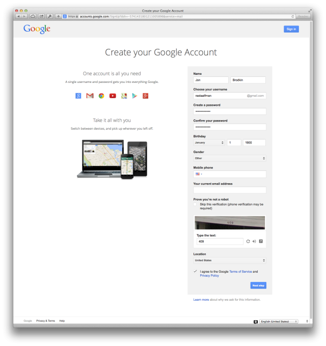 Google nixes G+ requirement for Gmail accounts - Ars Technica