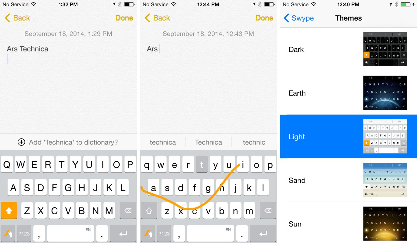 A look at third-party keyboards on iOS 8: type any way you want - Ars Technica