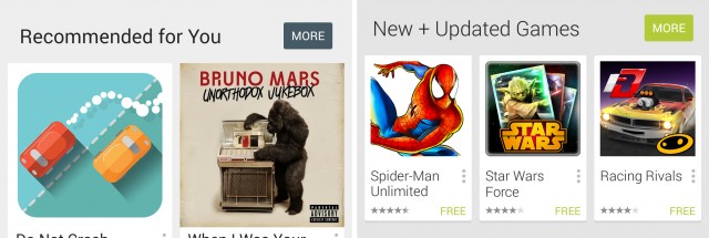 Gallery: Google Play Store gets a Material Design makeover | Ars Technica