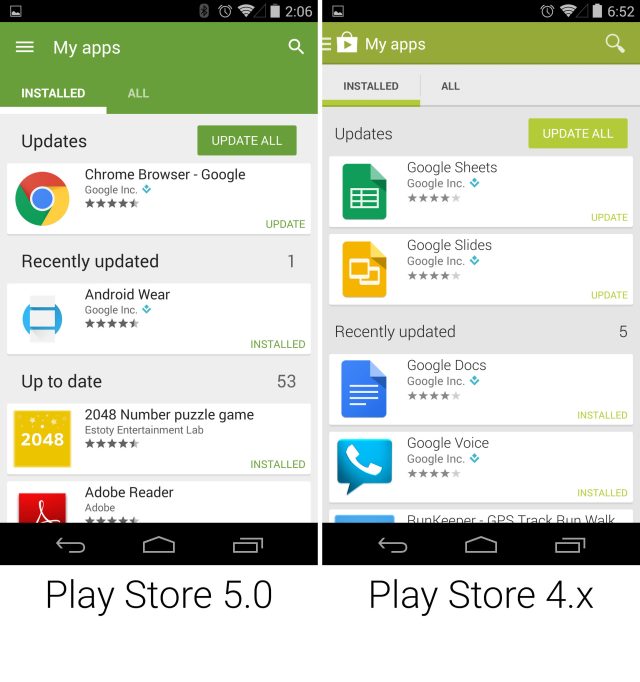 Gallery: Google Play Store gets a Material Design makeover - Ars Technica