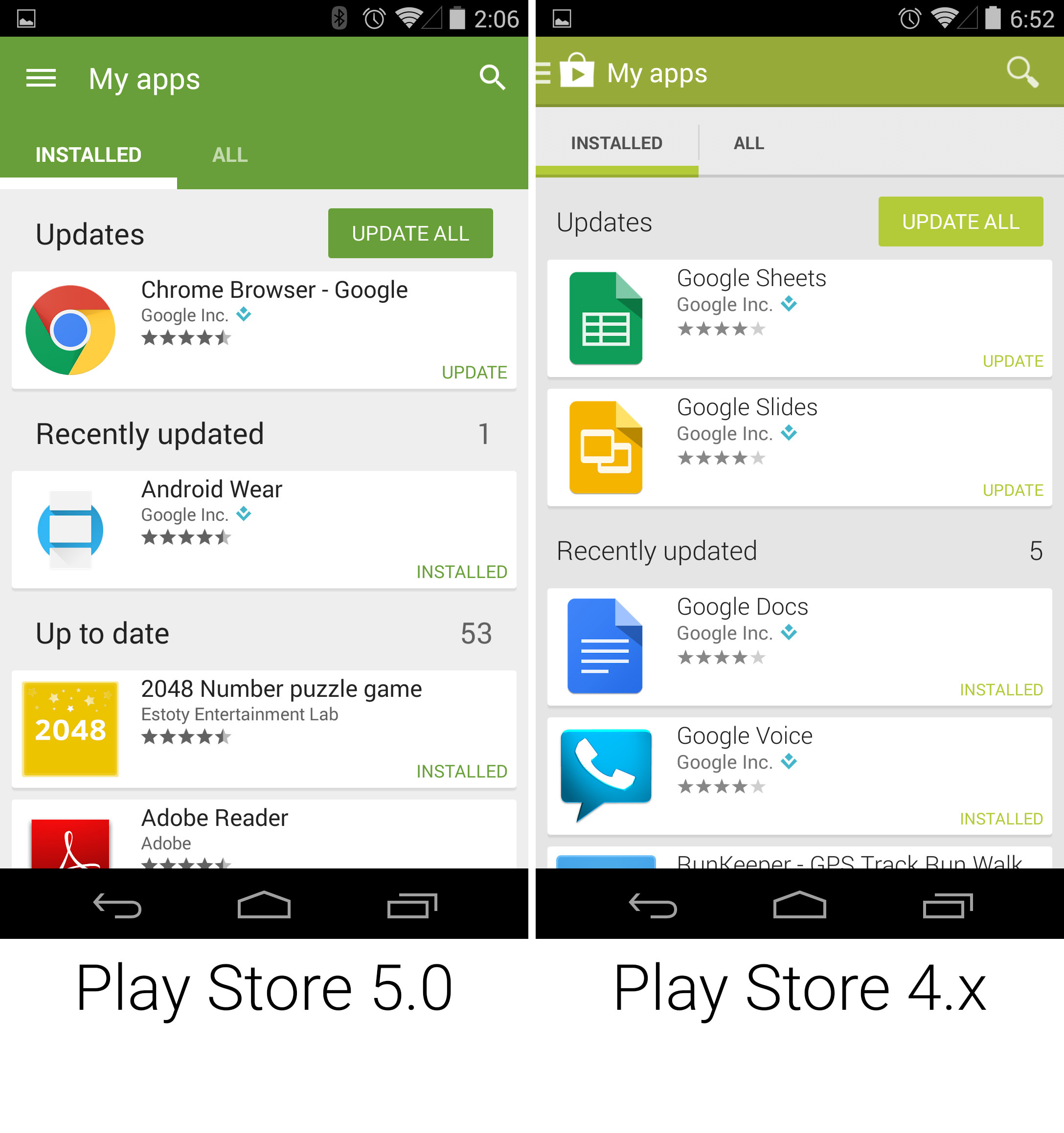 Gallery: Google Play Store gets a Material Design makeover - Ars Technica