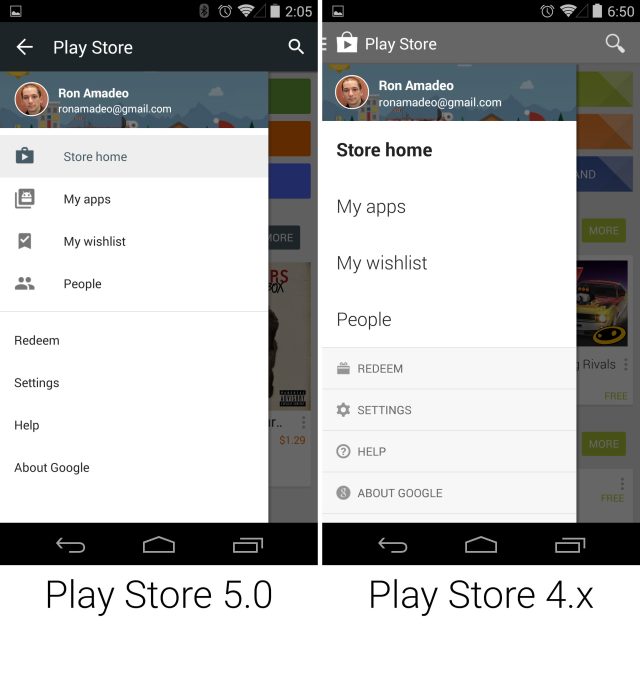 Gallery: Google Play Store gets a Material Design makeover - Ars Technica