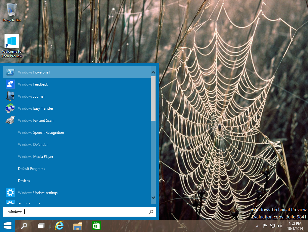 Hands-on with the Windows 10 Start menu—as big or as small as you want ...
