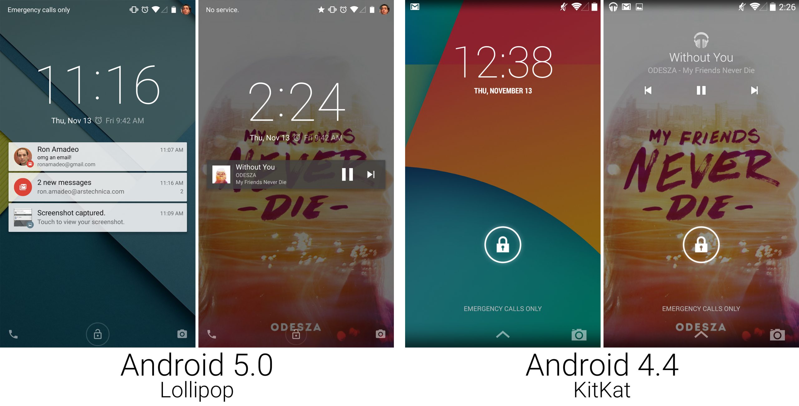 Android Lollipop Ui