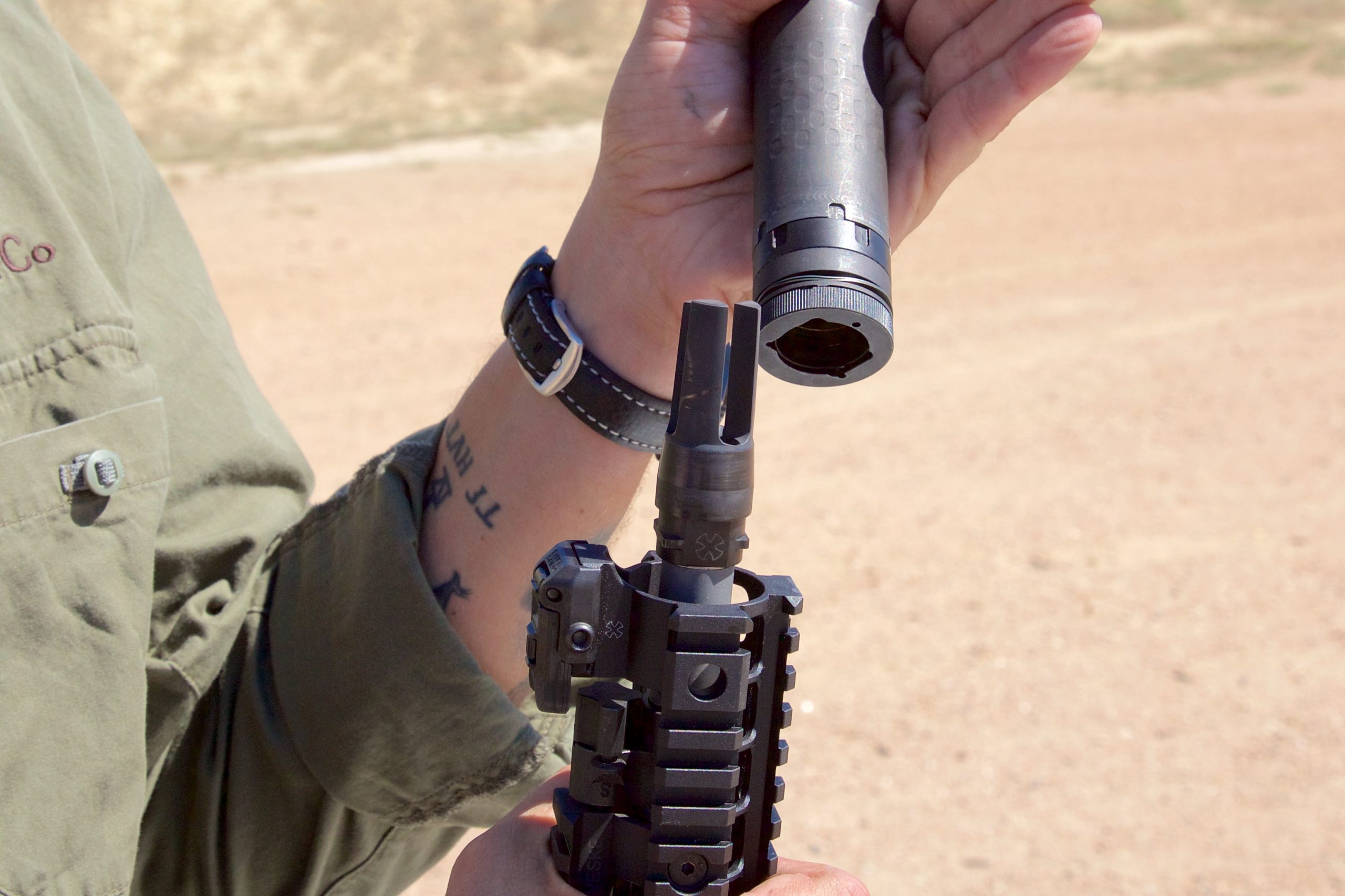Learning the science behind silencers on the range with SilencerCo ...