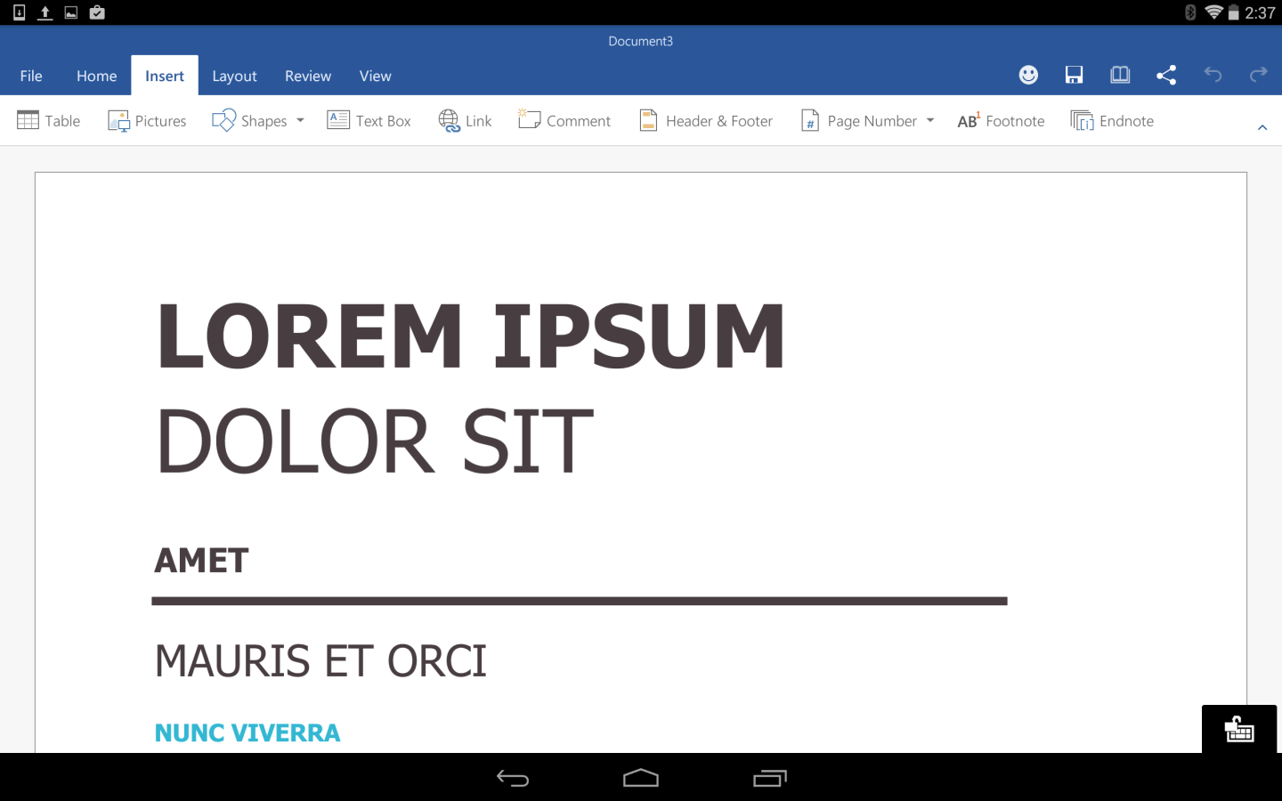 Preview: Office for Android tablets is like Office for iPad, but on ...