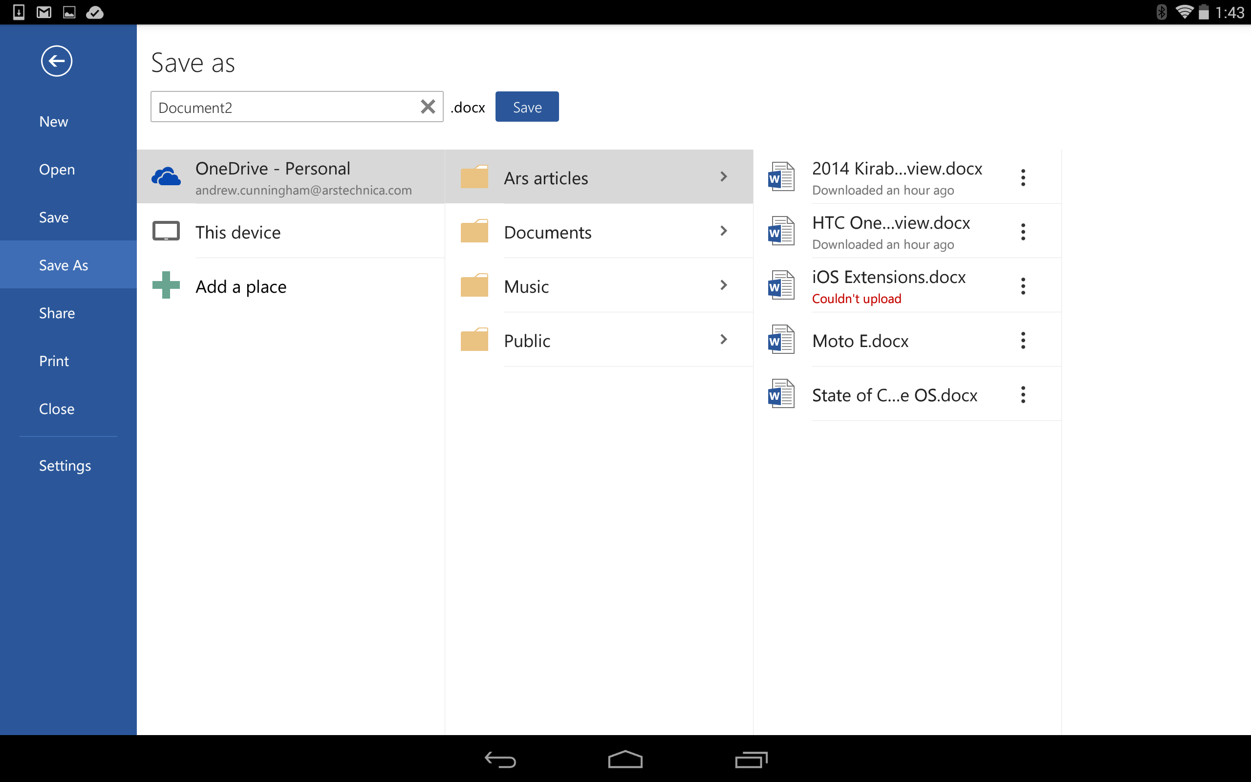 Preview: Office for Android tablets is like Office for iPad, but on ...
