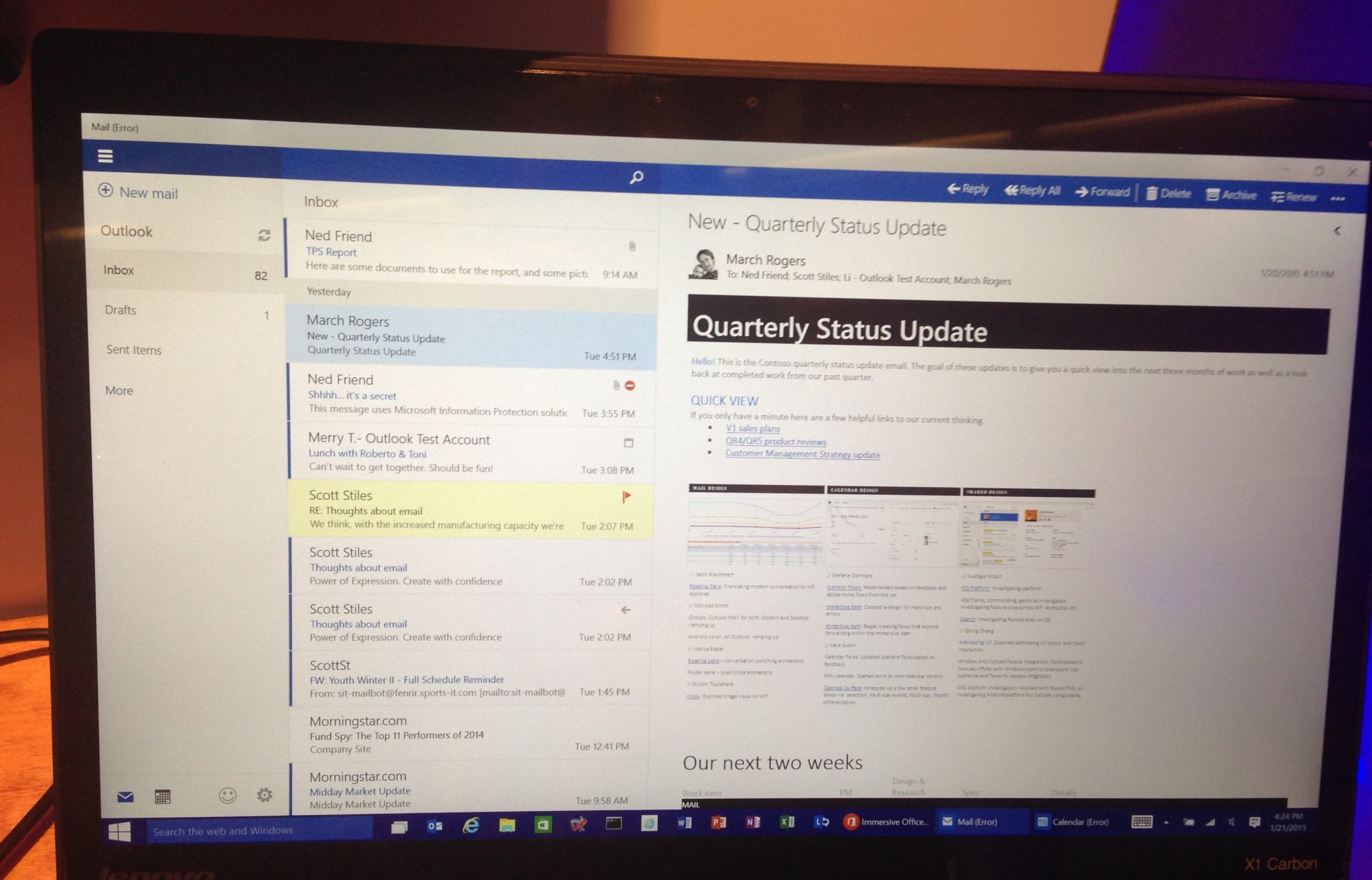 In pictures: Windows 10 on phones and its universal apps - Ars Technica