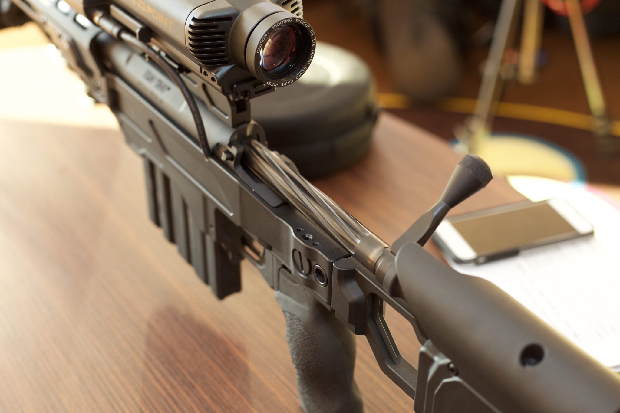 TrackingPoint shows off the “Mile Maker,” a rifle with 1,800-yard range ...