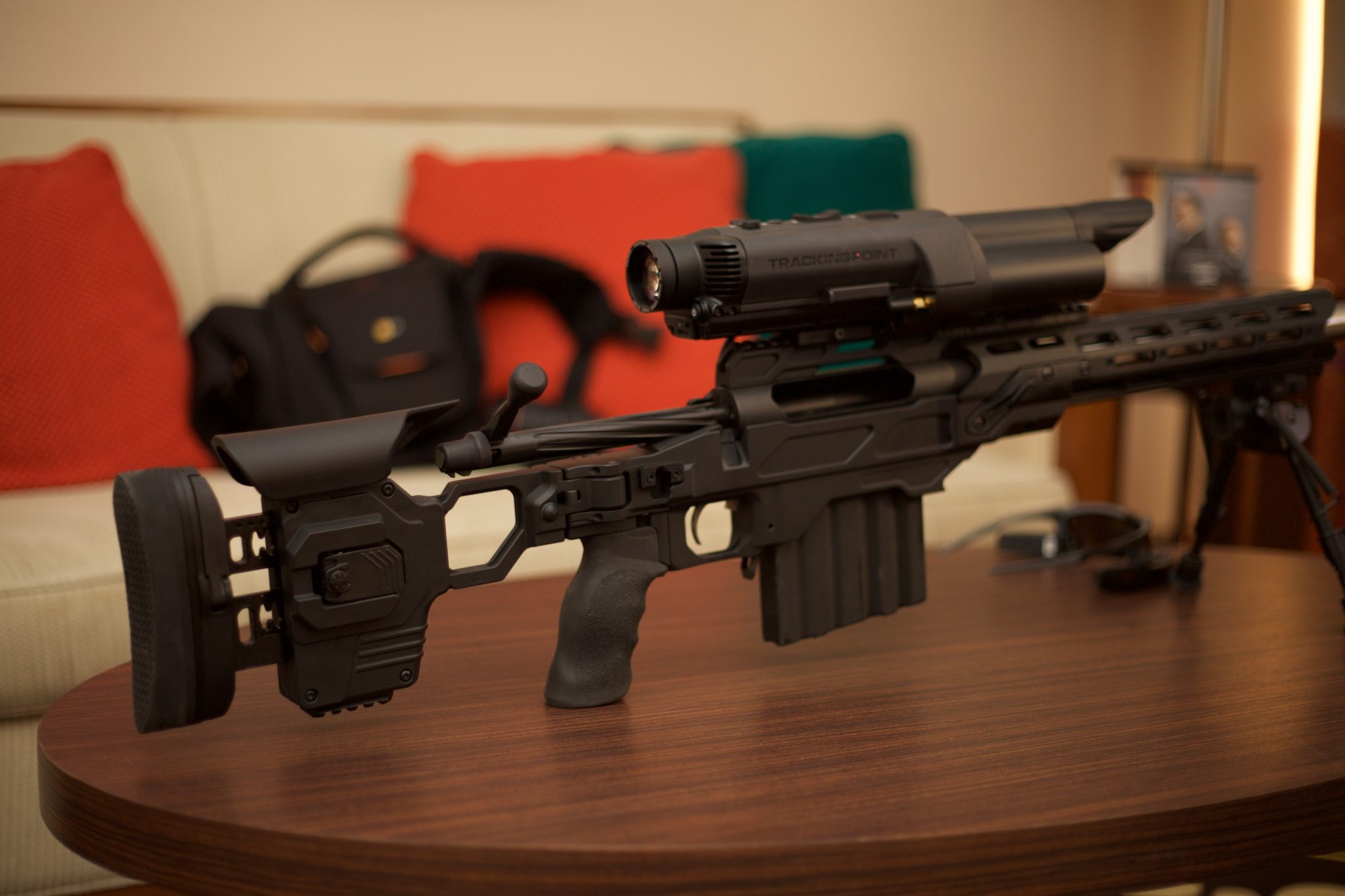 TrackingPoint shows off the “Mile Maker,” a rifle with 1,800-yard range ...