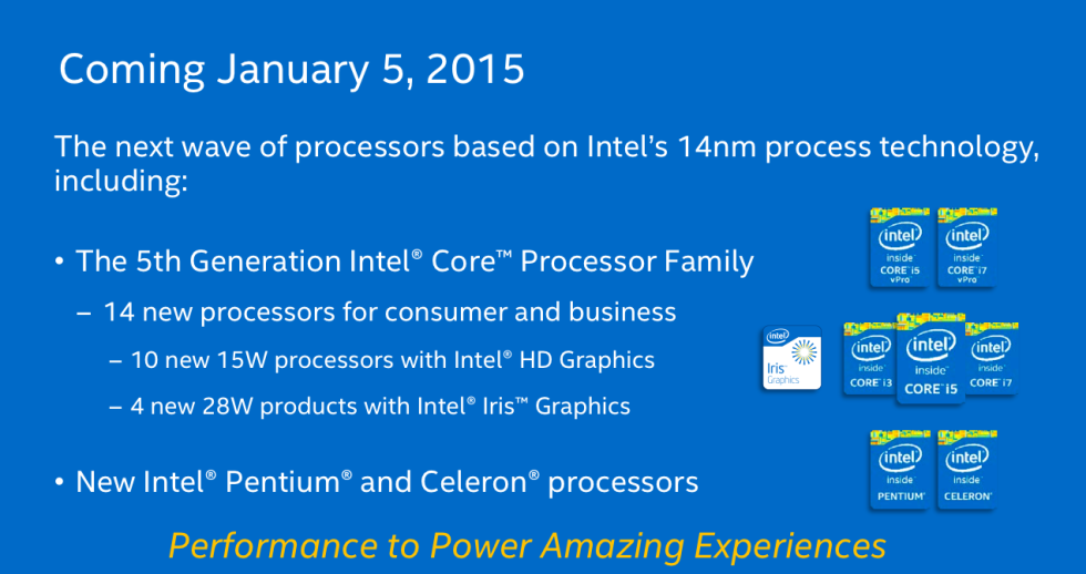 Broadwell U arrives: Faster laptop CPUs and GPUs from Core i7 to ...