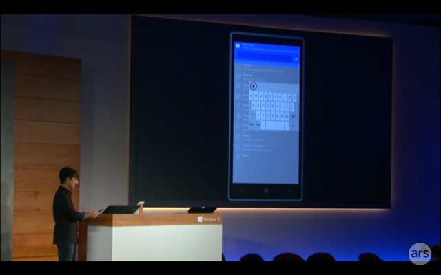 Our first look at Windows 10 on phones, and Universal Apps for ...