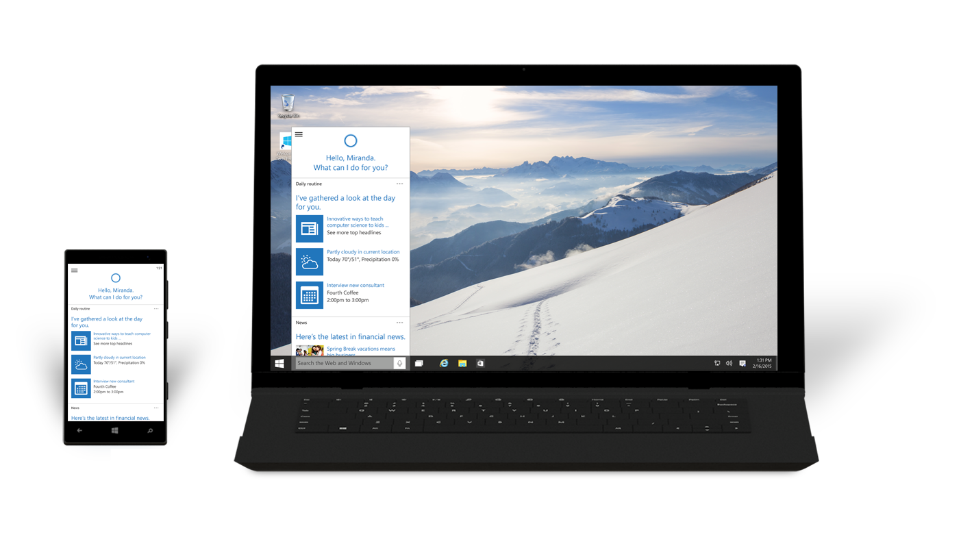 Windows 10 brings Cortana to the desktop - Ars Technica