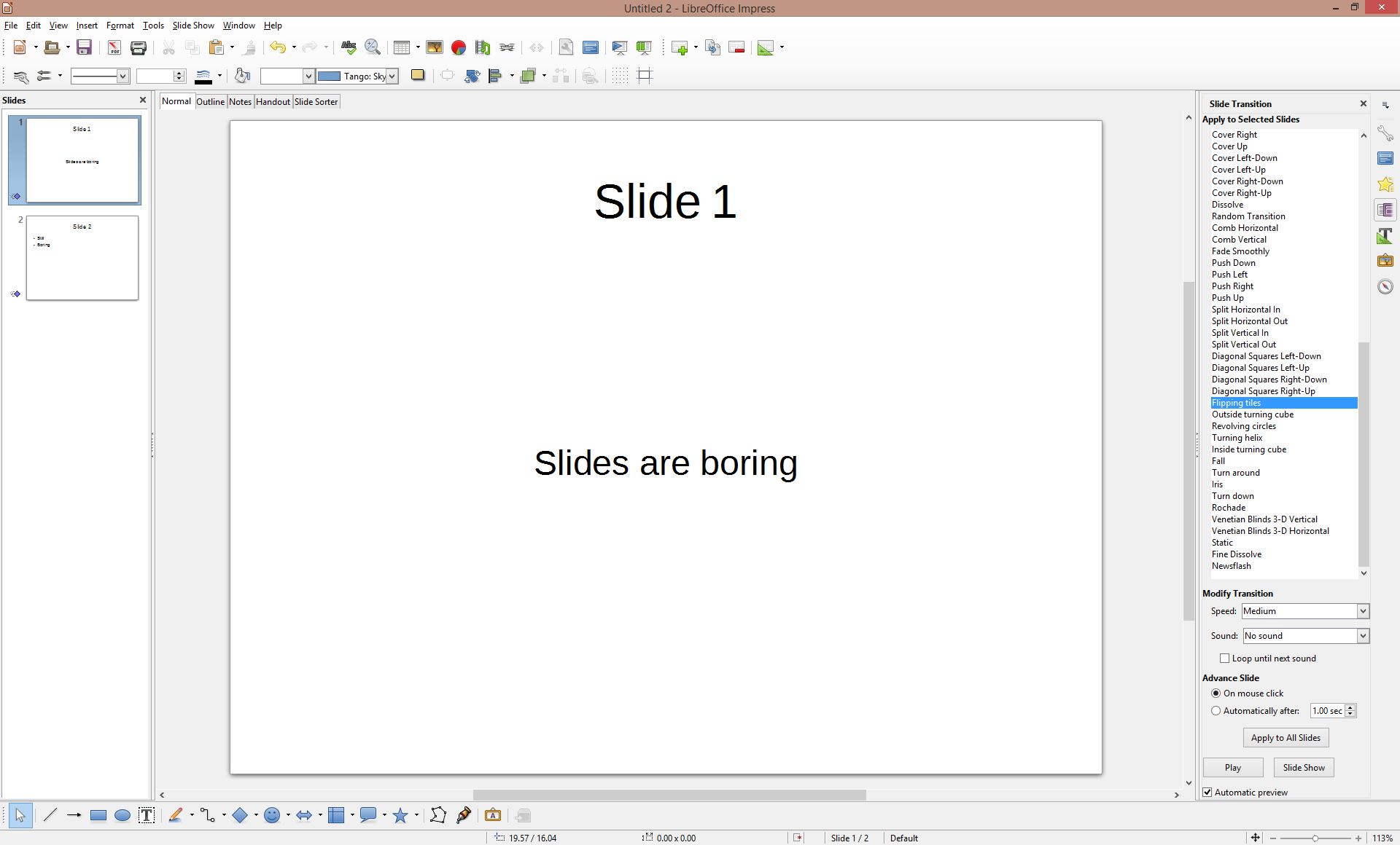 LibreOffice 4.4 brings better looks and OpenGL to your presentations ...