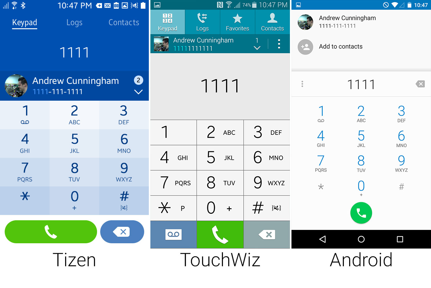 Tizen versus Android, in pictures - Ars Technica