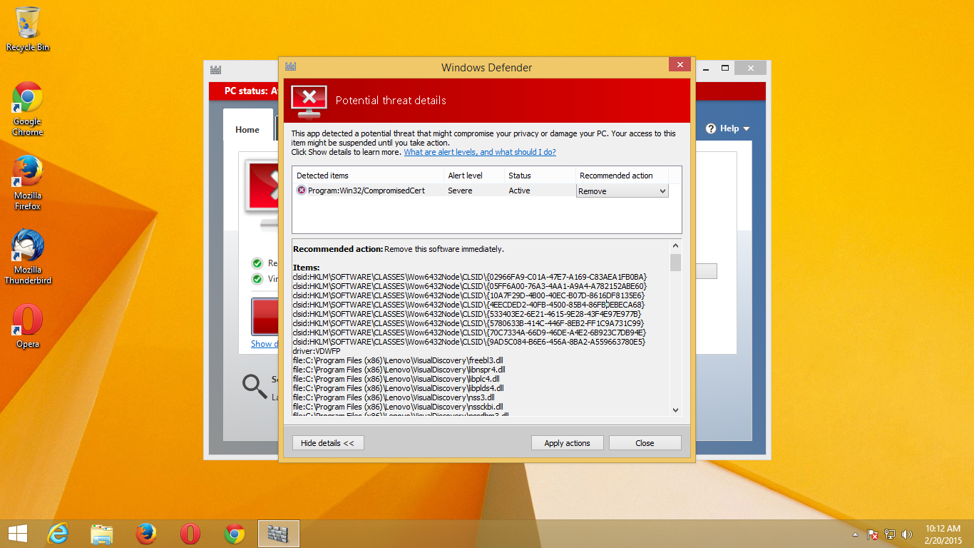 Windows Defender now removes Superfish malware… if you’re lucky - Ars ...