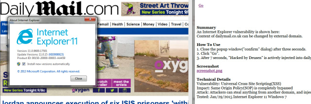 Serious bug in fully patched Internet Explorer puts user credentials at ...