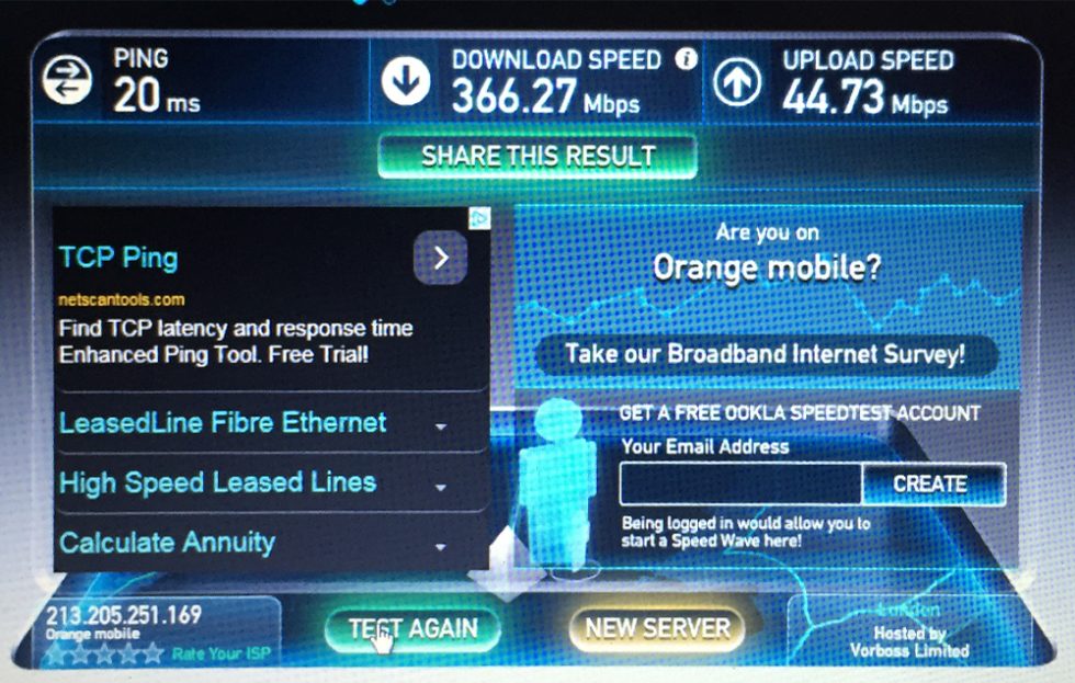Hands-on with the fastest LTE network in Europe: 400Mbps down, 45Mbps ...