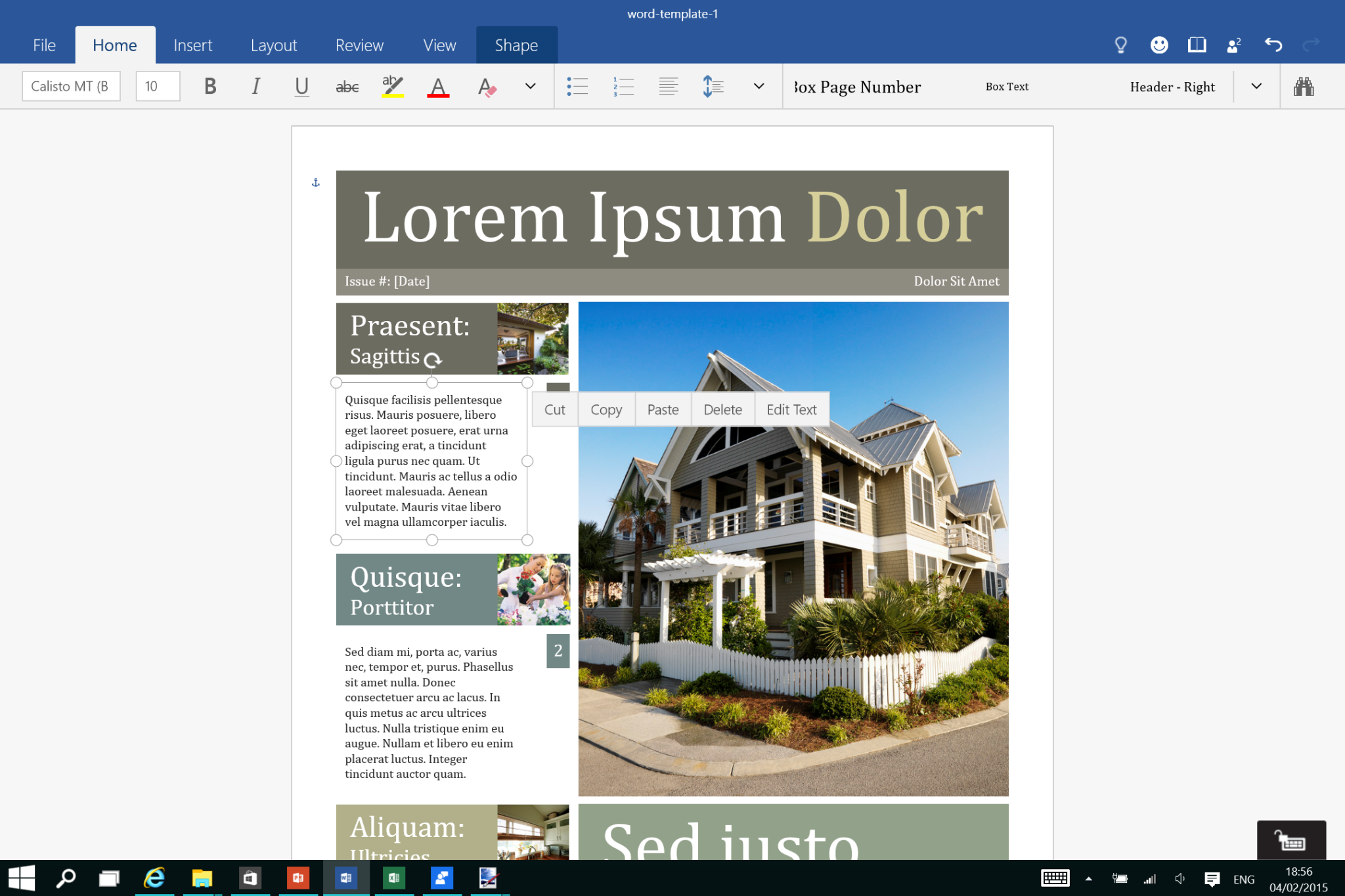In Pictures: Touch Office in Windows 10 - Ars Technica