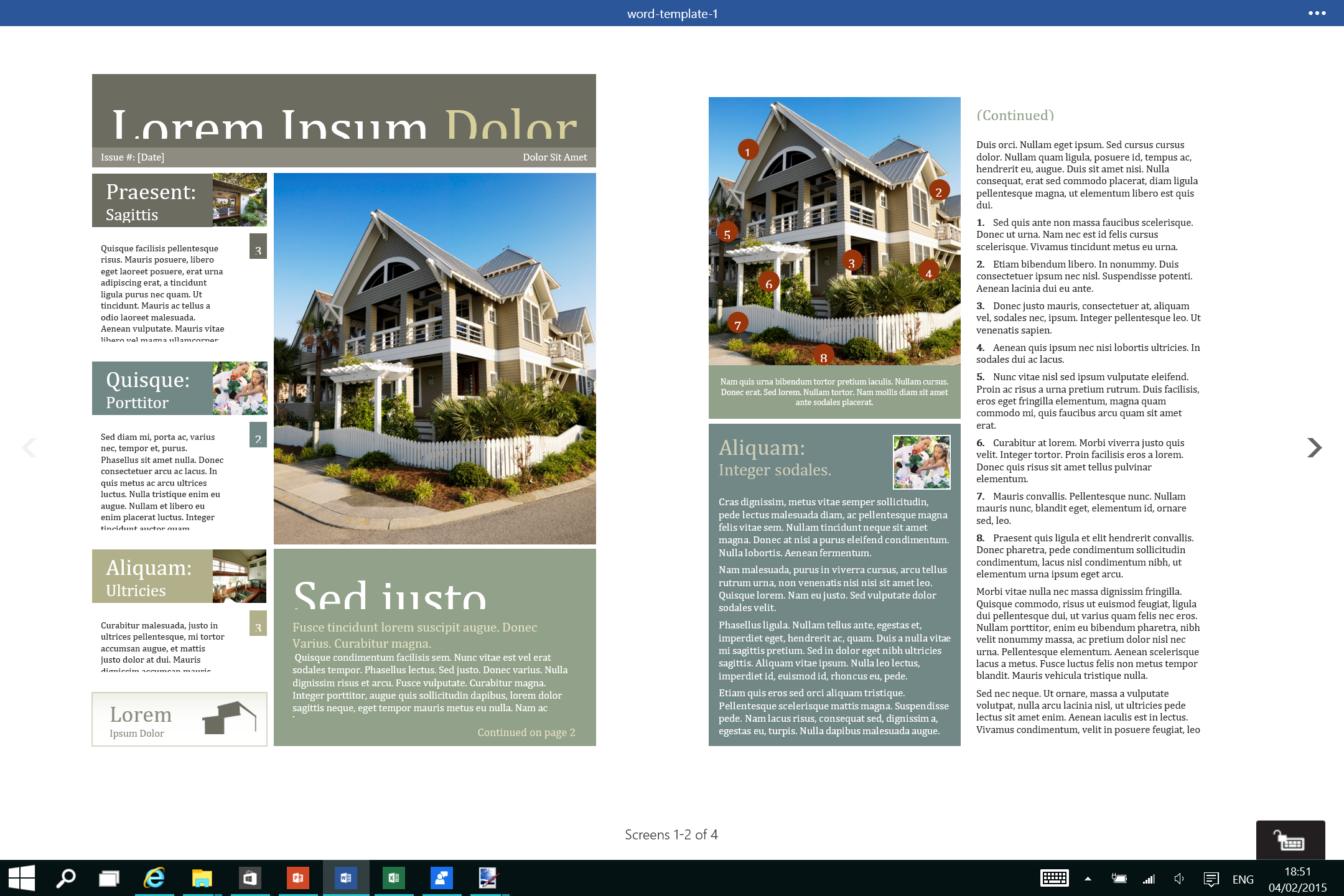 In Pictures: Touch Office in Windows 10 - Ars Technica