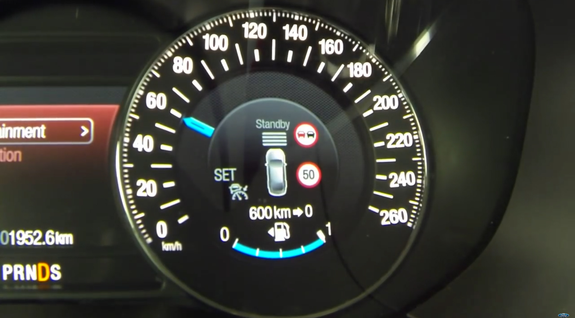 Ford’s new car automatically slows down when it sees a speed limit sign ...