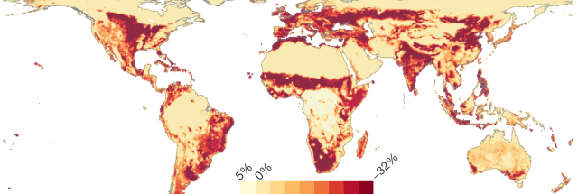 How human land use is changing the number of species in ecosystems ...