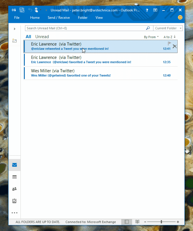 First look at the Office 2016 Preview for Windows - Ars Technica