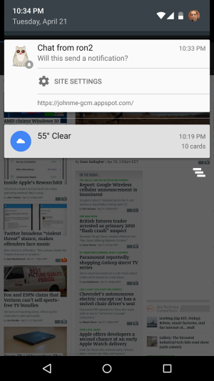 Google wants to power up the Web with push notifications and home icons ...