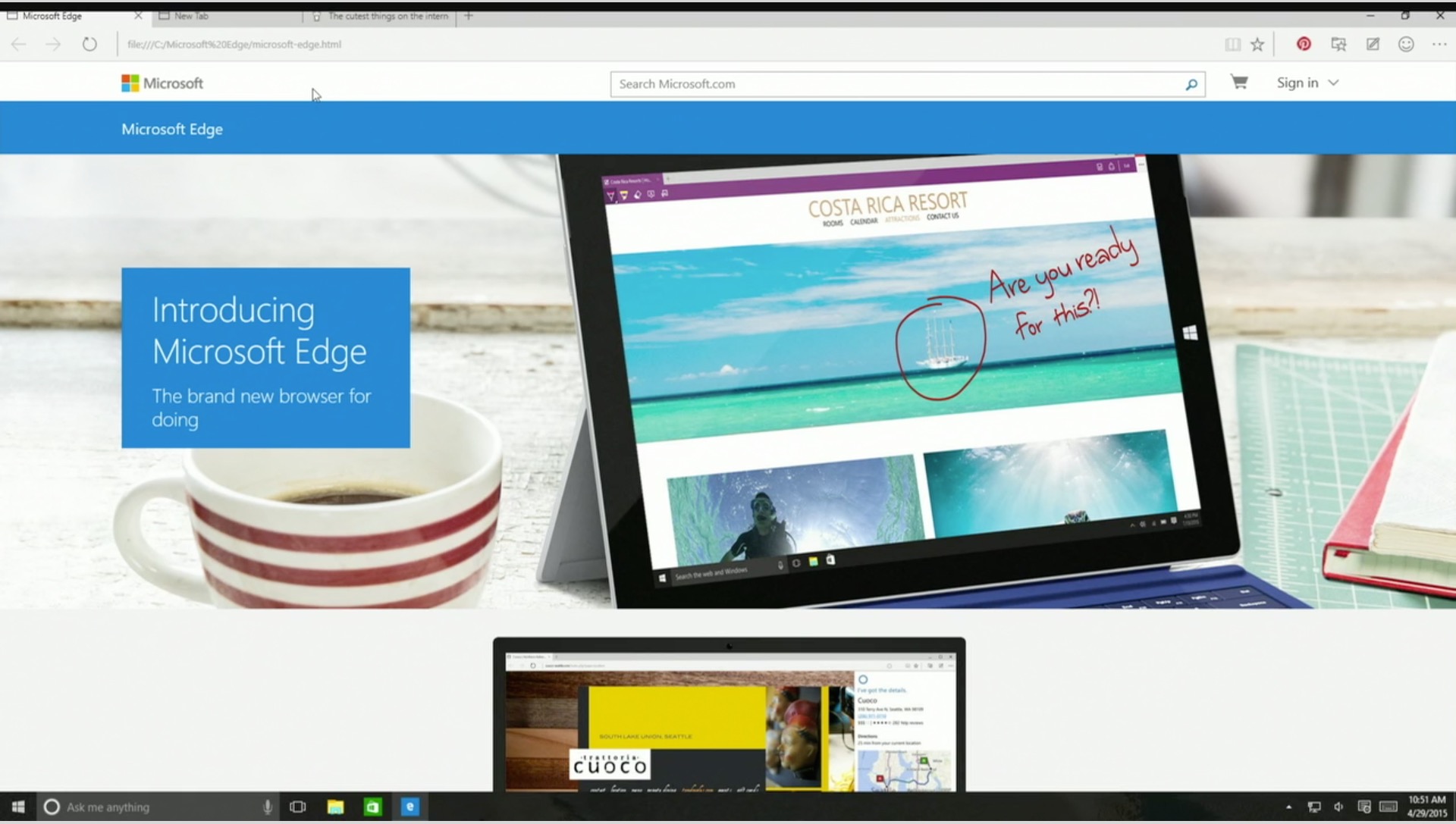 Microsoft’s “Project Spartan” browser is now called Microsoft Edge ...
