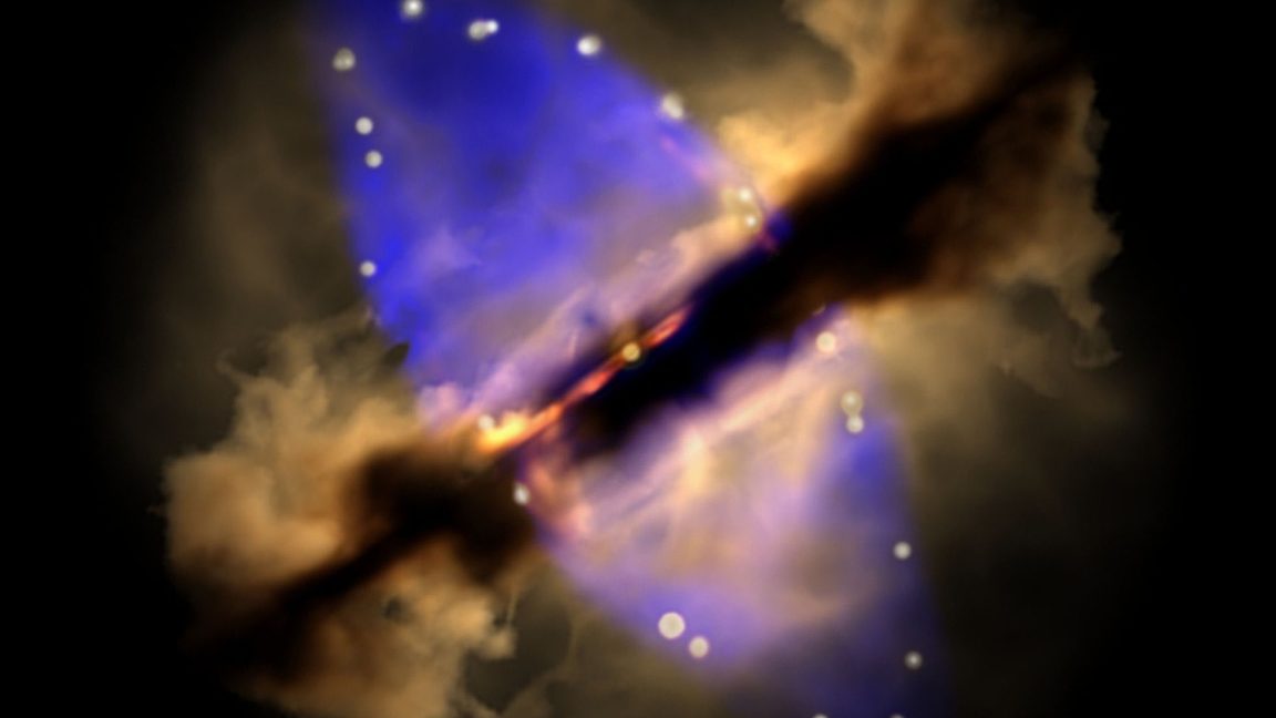 Scientists watch a massive protostar turn on the jets - Ars Technica